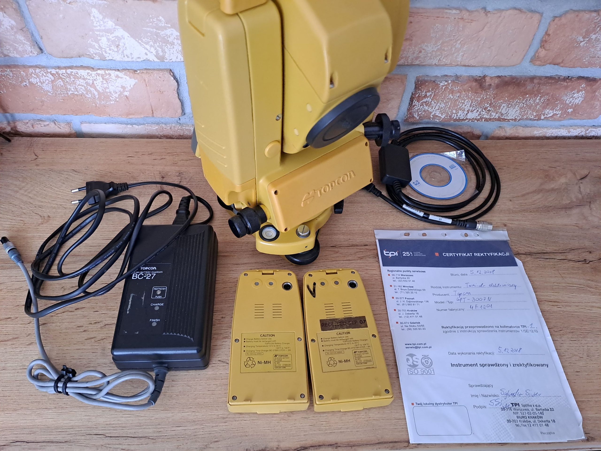 Topcon GPT-3007N reflectorless total station - Geosell.eu