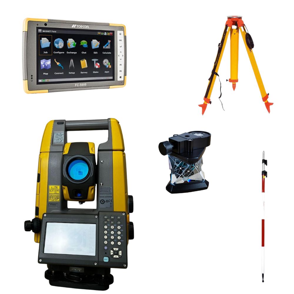 Topcon GT-503 + FC-5000 one-person total station set - Geosell.eu