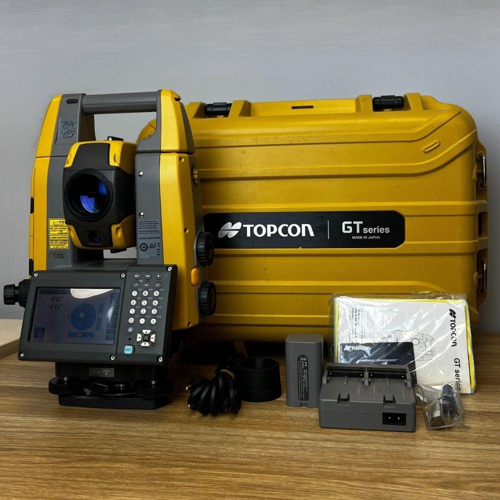 Ensemble station totale monoplace Topcon GT-503 + FC-5000 - Geosell.eu